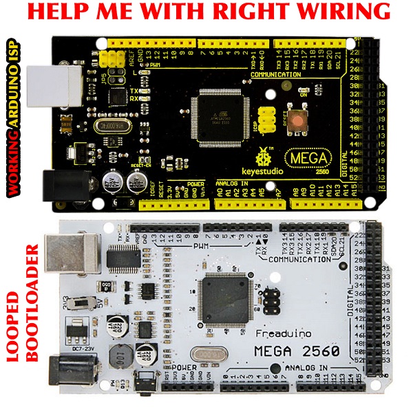Hi everyone Frearduino Mega 2560 v2.8 Looped Bootloader!!! - Uploading - Arduino Forum