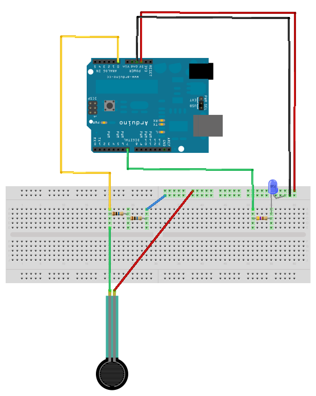 EMI/RFI issue in basic circuit with homemade FSR - General Electronics - Arduino Forum
