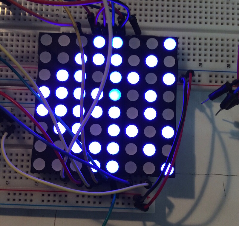 LED Matrix display with a switch button to turn on/off - LEDs and Multiplexing - Arduino Forum