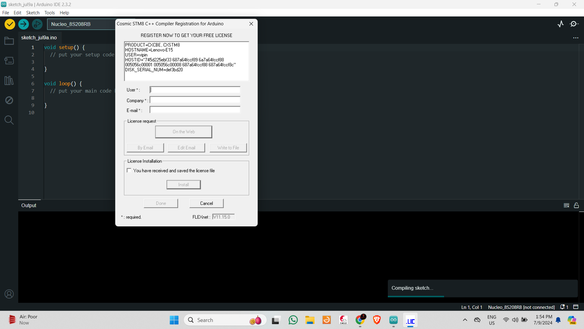 STM8 and cosmic compiler - IDE 2.x - Arduino Forum
