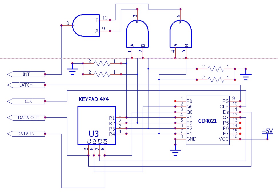 Controlling membrane keypad with a CD4021 shifter - LEDs and Multiplexing - Arduino Forum