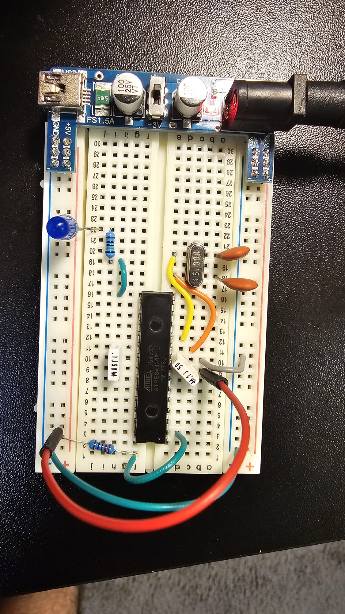 Atmega328p on breadboard not working - Page 2 - General Electronics - Arduino Forum