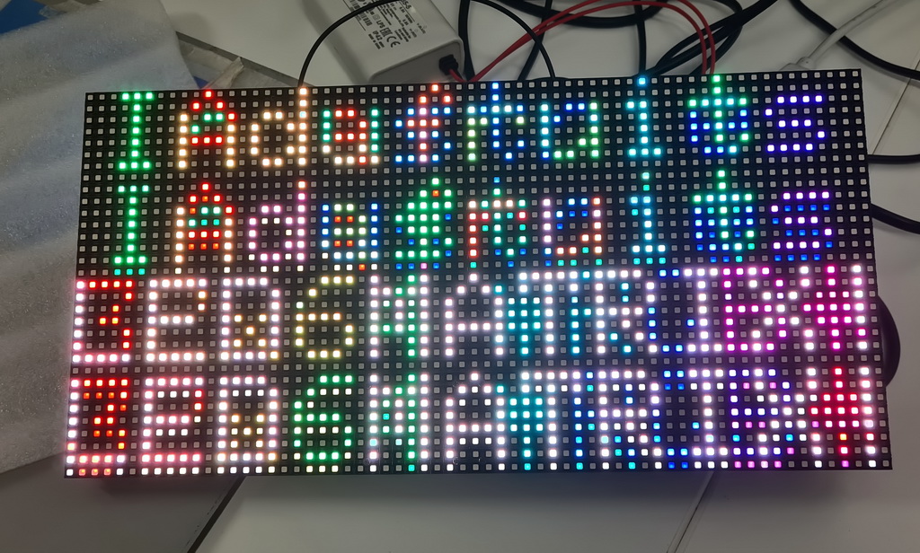 RGB Matrix 32x64 - Numbers and letters via push buttons - Programming - Arduino Forum