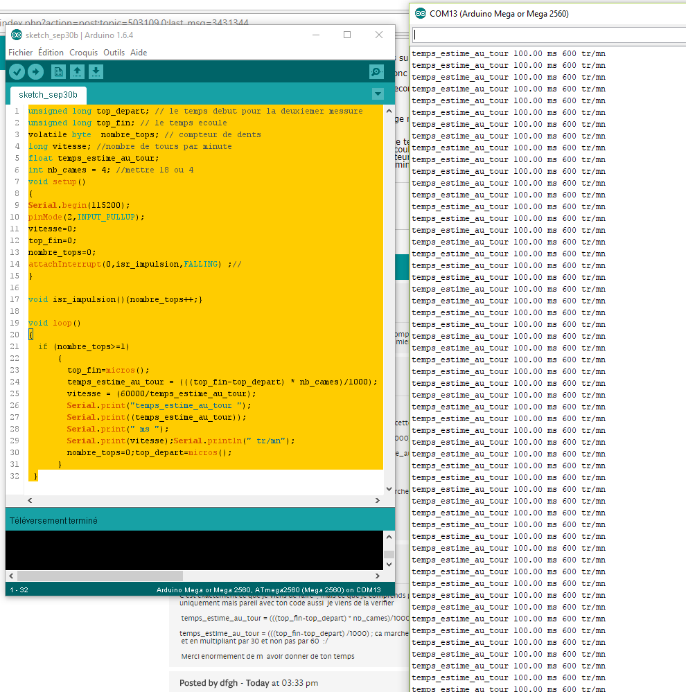 Besoin d un petit coup de main :D - Français - Arduino Forum