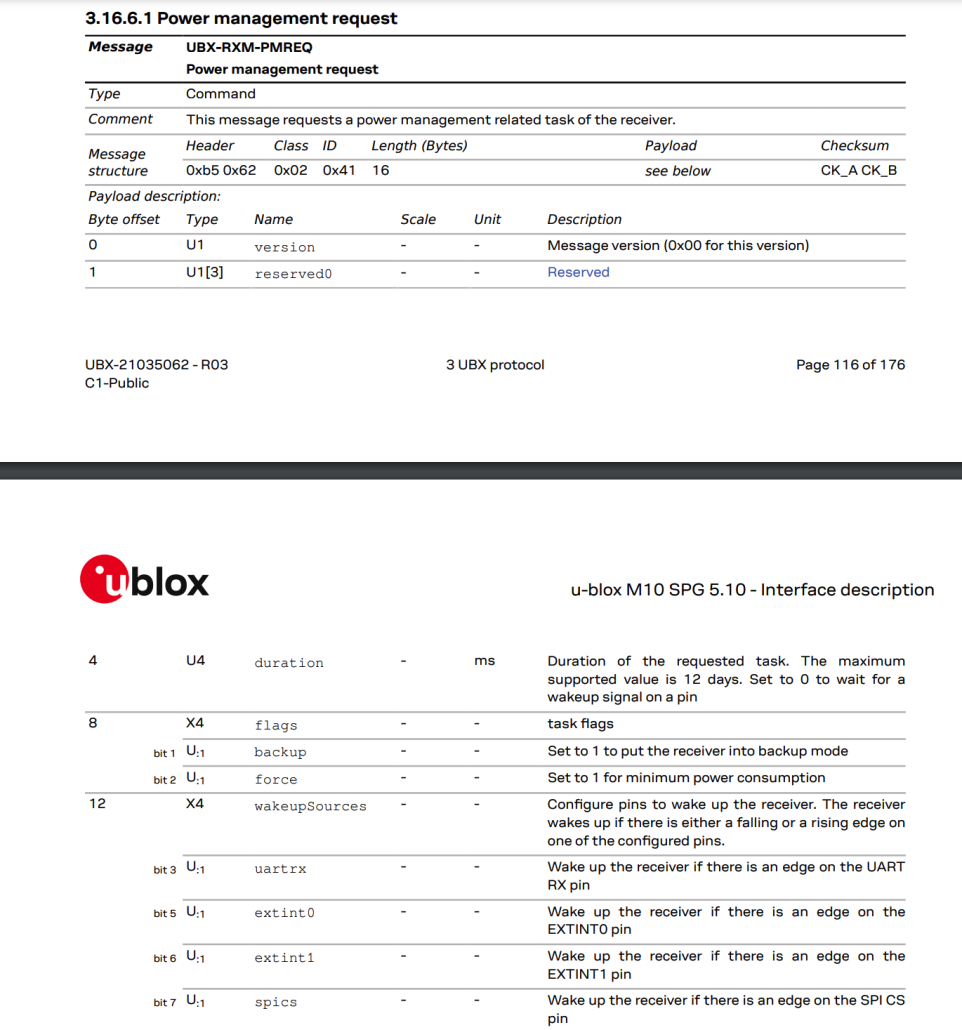 How to construct and send UBX payload - Sensors - Arduino Forum