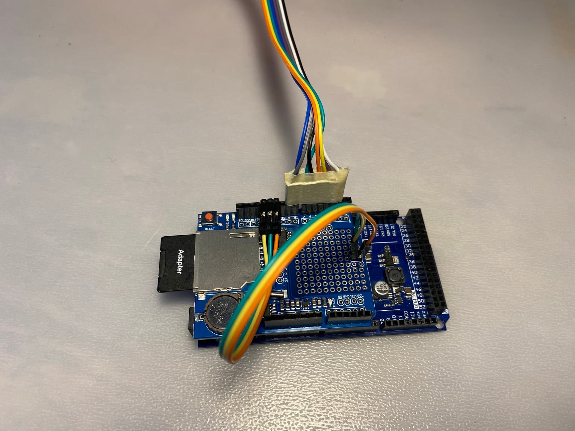 Arduino DUE + Data logging shield won't work with keypad - General ...