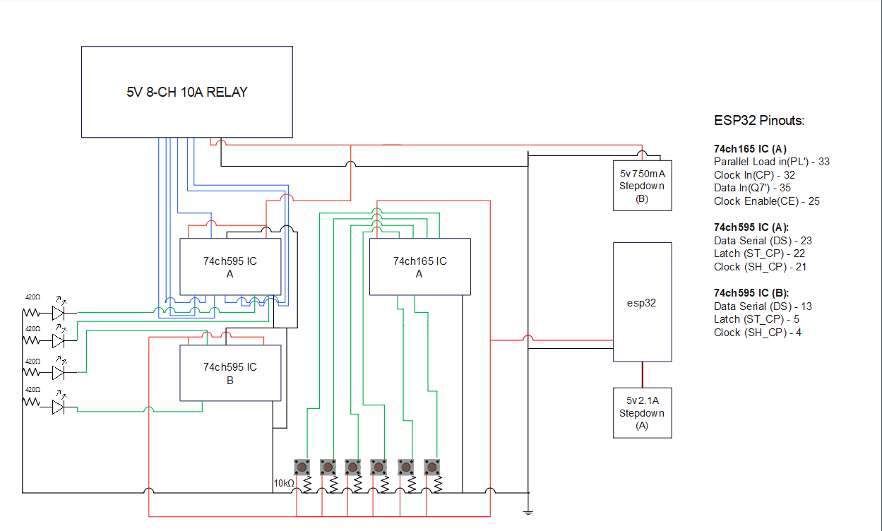 Relay Switch Problem Using 74HC595 Shift Register and ESP32 - General Guidance - Arduino Forum