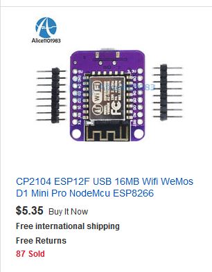 Wemos D1 mini pro 16MB clone - 3rd Party Boards - Arduino Forum