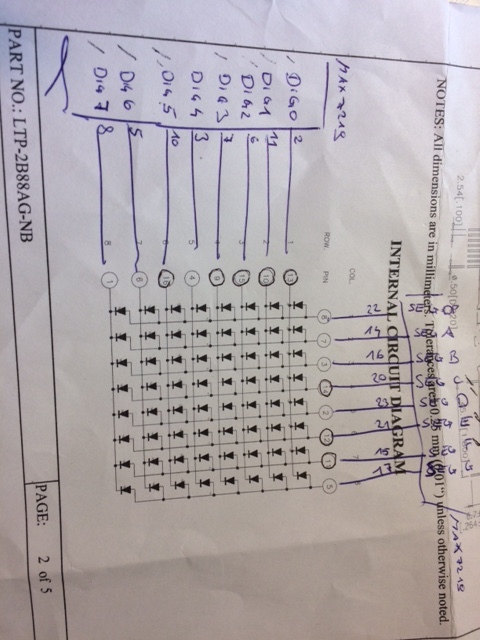 Controlling 8x8 LED Matrix with MAX 7219 - LEDs and Multiplexing ...