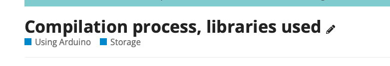 Compilation process, libraries used - IDE 2.x - Arduino Forum