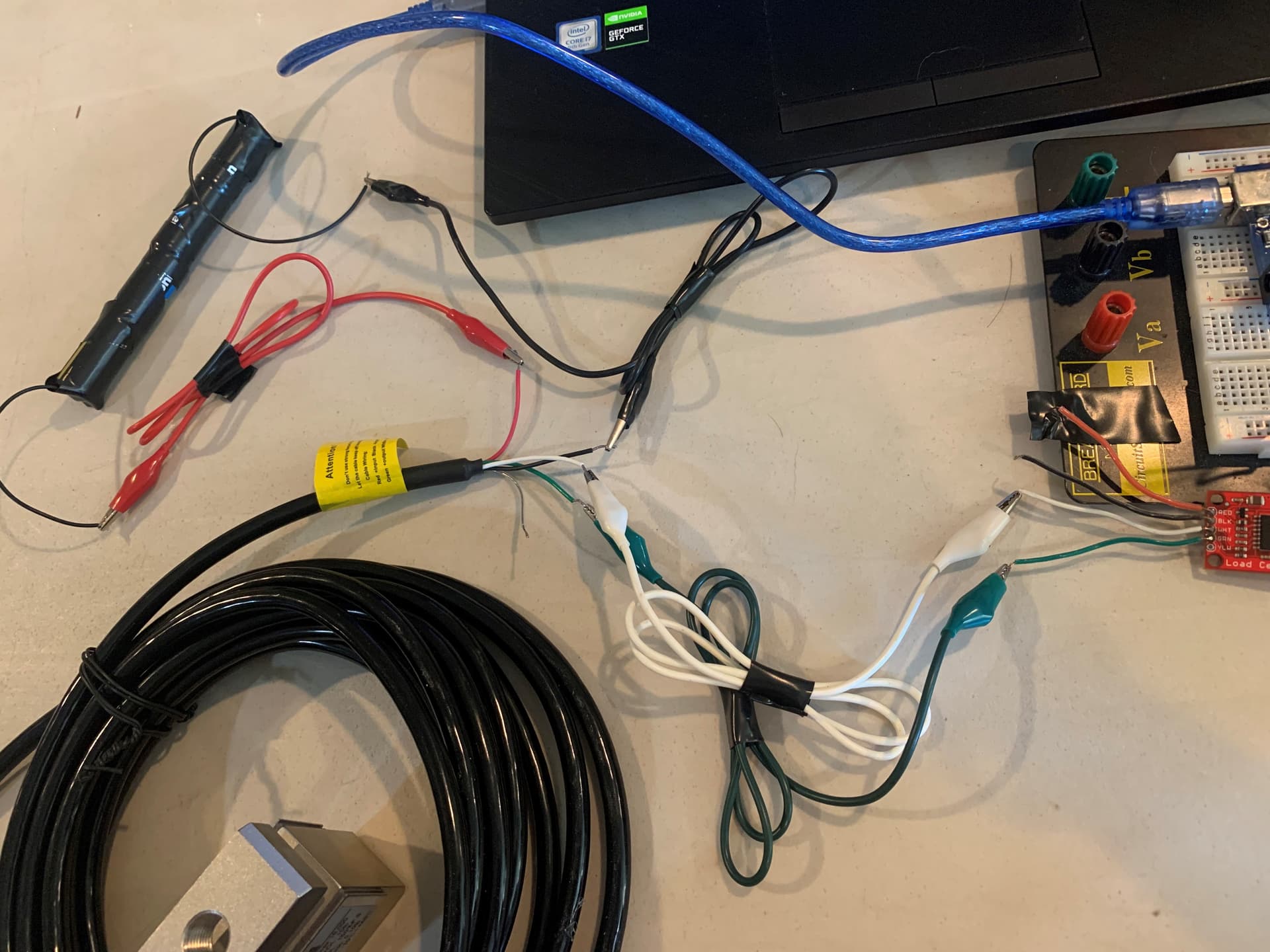 1000lb load cell with HX711 won't read/calibrate - Sensors - Arduino Forum