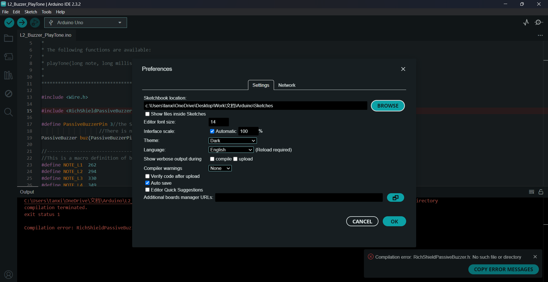 No such library error (Please help) - Page 2 - IDE 2.x - Arduino Forum