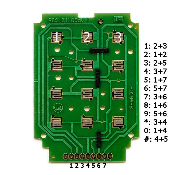4x3 Keypad from Sparkfun - General Electronics - Arduino Forum