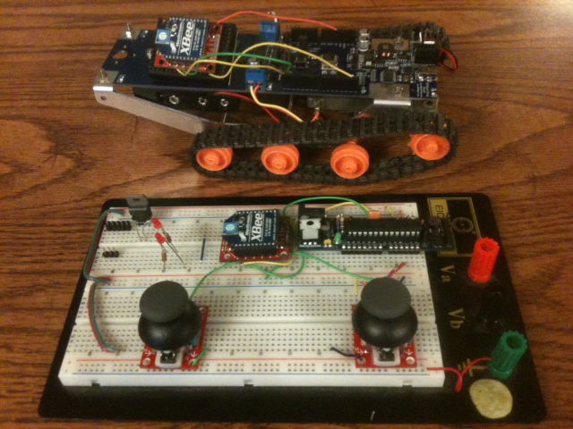 Need help with code for my remote control tank, using XBees and joysticks - Programming ...