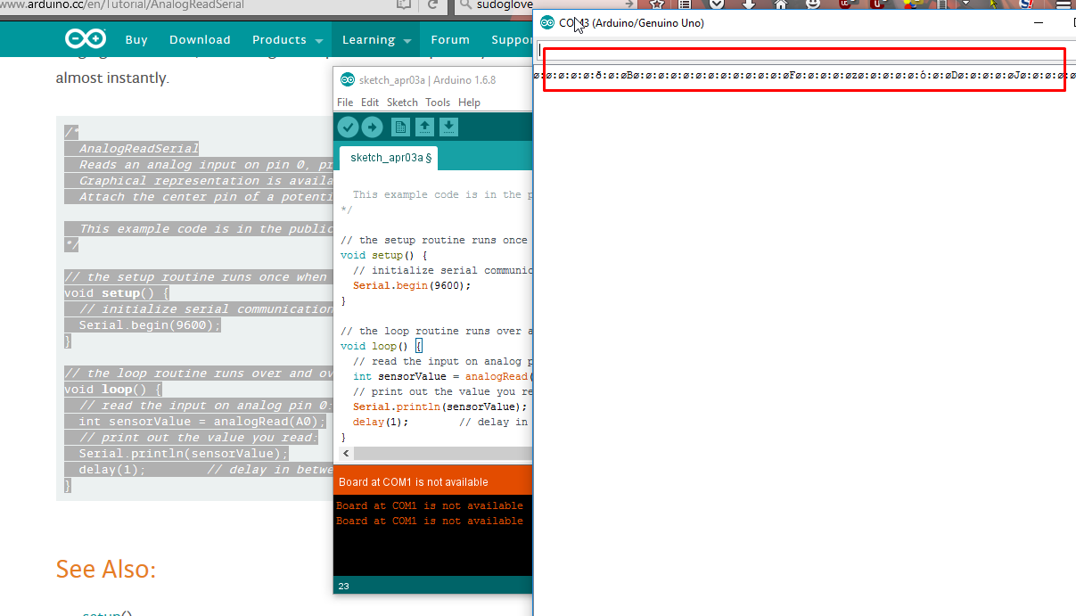 Unknows letters appearing when using serial monitor - General Guidance ...