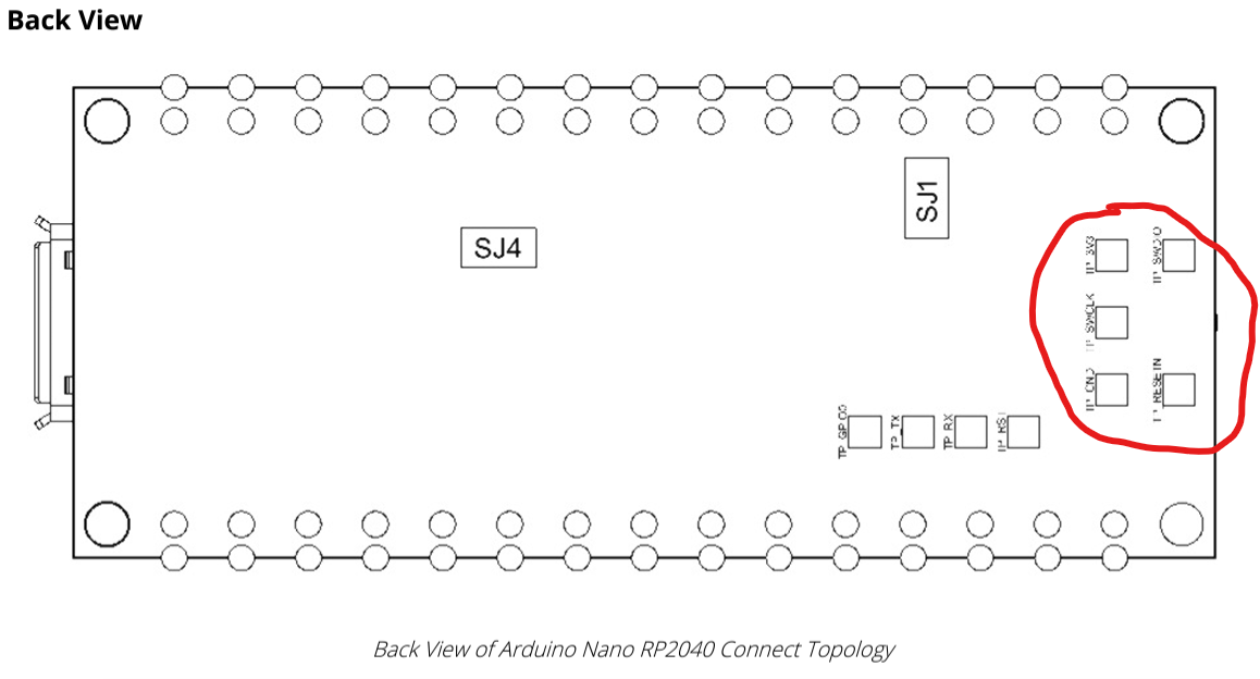 Making Use Of Those Swclk And Swdio Pads Nano Rp2040 Connect Arduino