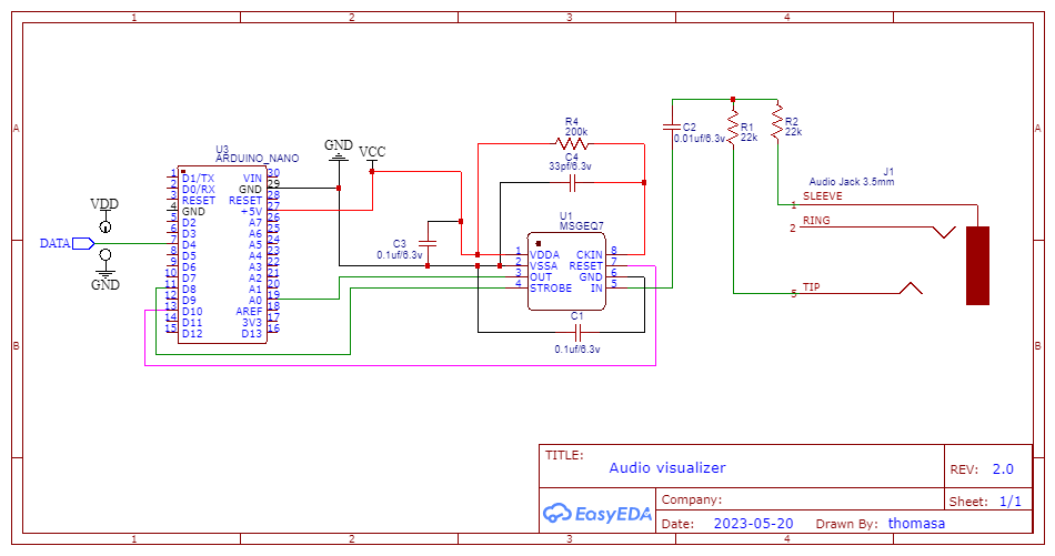 Schematic Review Msgeq7 General Guidance Arduino Forum