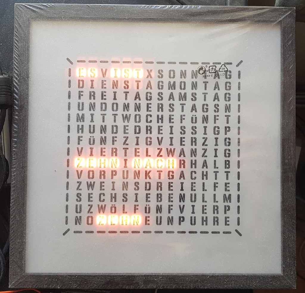 Wörter von Wörteruhr ein und ausblenden - Page 2 - Deutsch - Arduino Forum