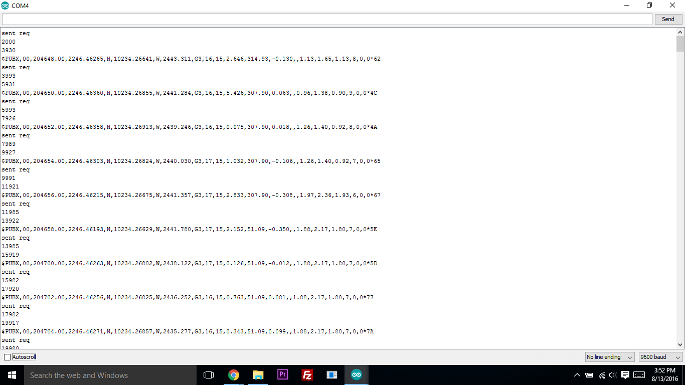 Why Is My Gps Serial Link So Slow Sensors Arduino Forum