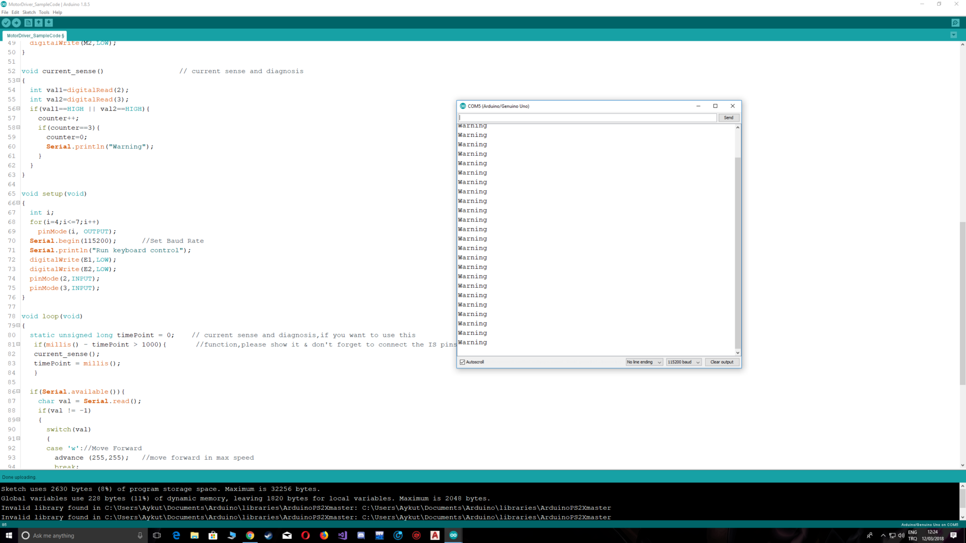 Motor Driver Problem - General Guidance - Arduino Forum