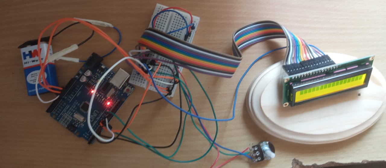 Why is my LCD showing only blocks on the first row? I used the AdaFruit Tutorial - Displays ...