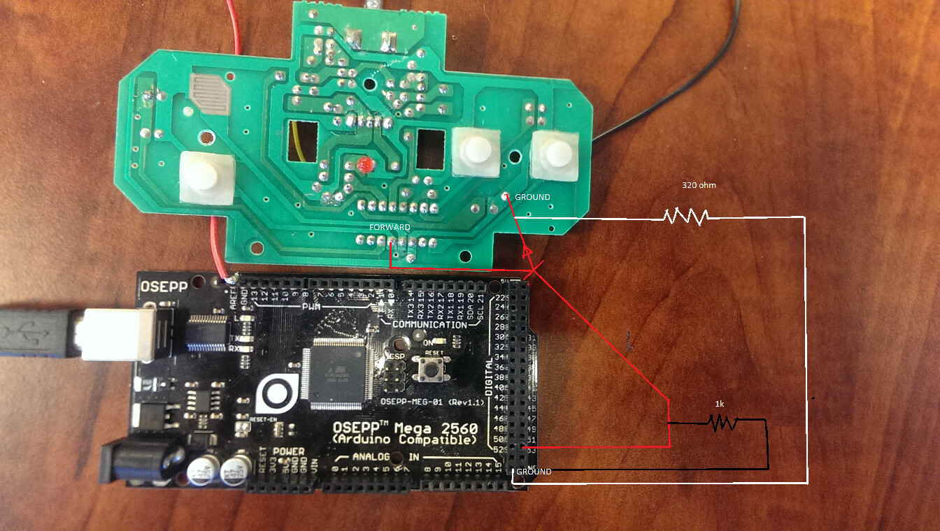 Controlling an RC Car's remote with a Mega 2560 board - General ...