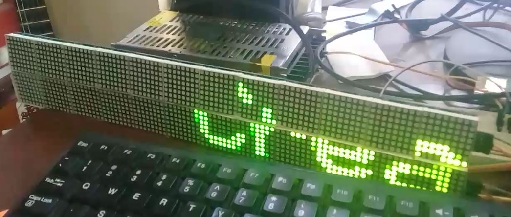 Led Matrix Display Md Parola Md Max72xx And Md Maxpanel Exhibition Gallery Arduino Forum