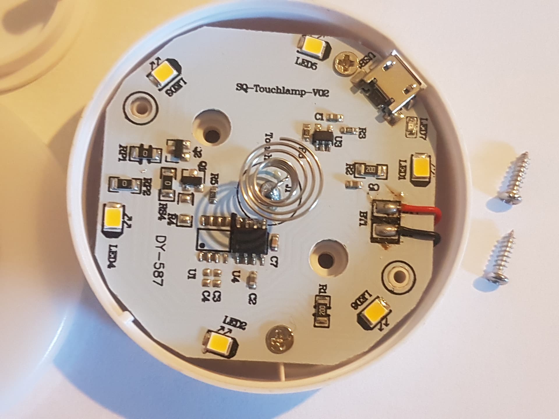 Sk Yd60 Touch Led Lamp Leds And Multiplexing Arduino Forum 