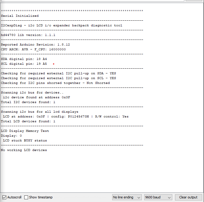 LCD 1602 with I2C problem - General Guidance - Arduino Forum