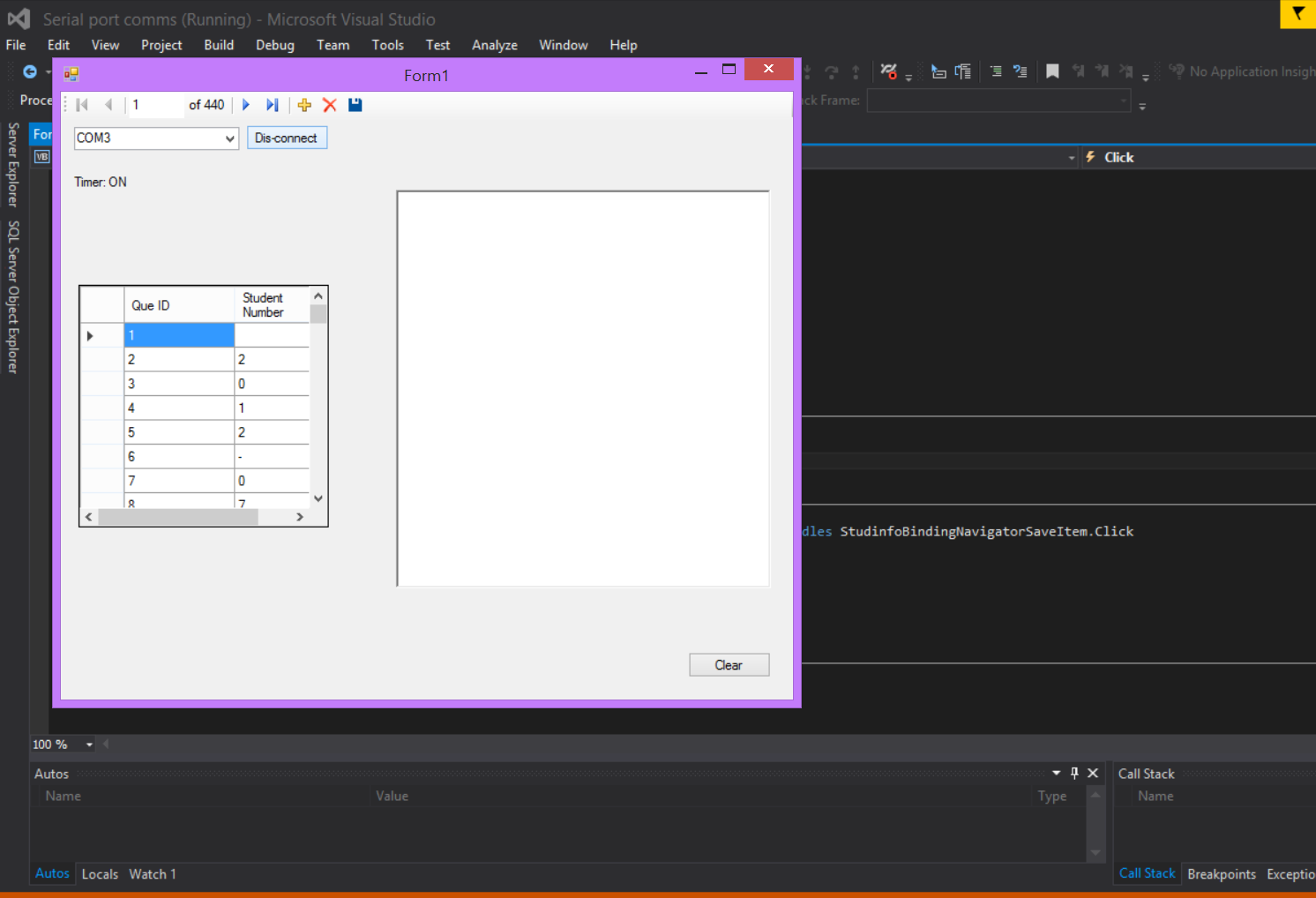 Serial port hang/freeze when trying to disconnect - Interfacing w/ Software on the Computer ...