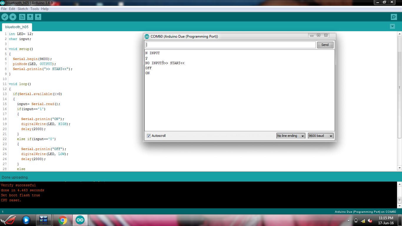 How To Use Bluetooth Hc 05 On Arduino Due Networking Protocols And