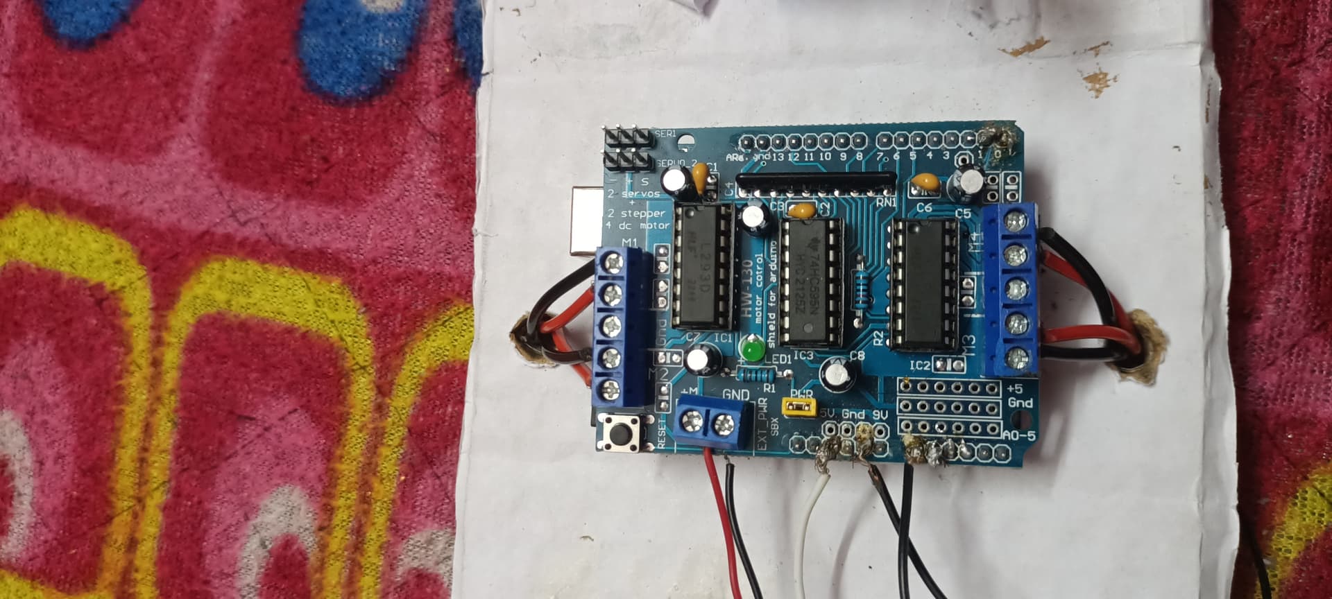 Why is the motors & ultrasonic sensor on my L293D circuit not working? - Page 2 - General ...