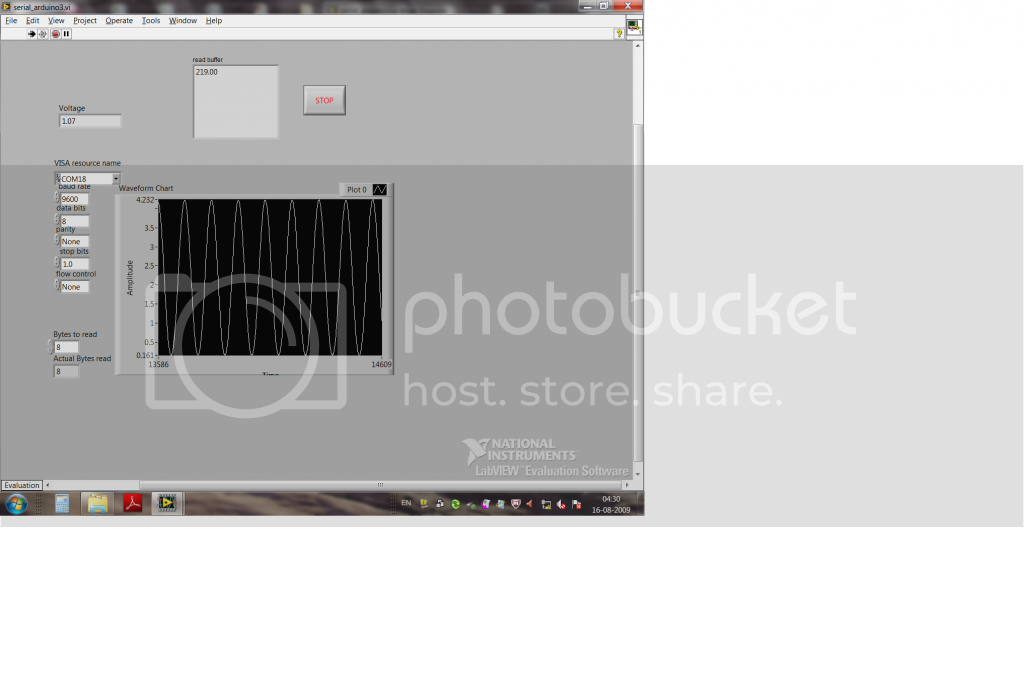 Arduino-sine wave test in Labview....sampling issues - Sensors ...