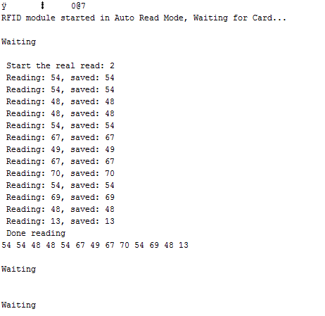 Turning on the light while the RFID tag is in place? - Project Guidance ...