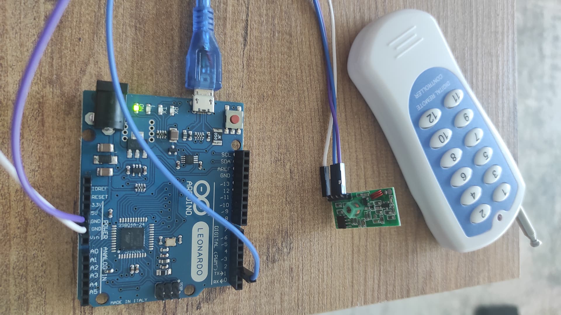 Help with Arduino Leonardo, RWS-371 RF Receiver, and 12-Button RF Remote Setup - General ...