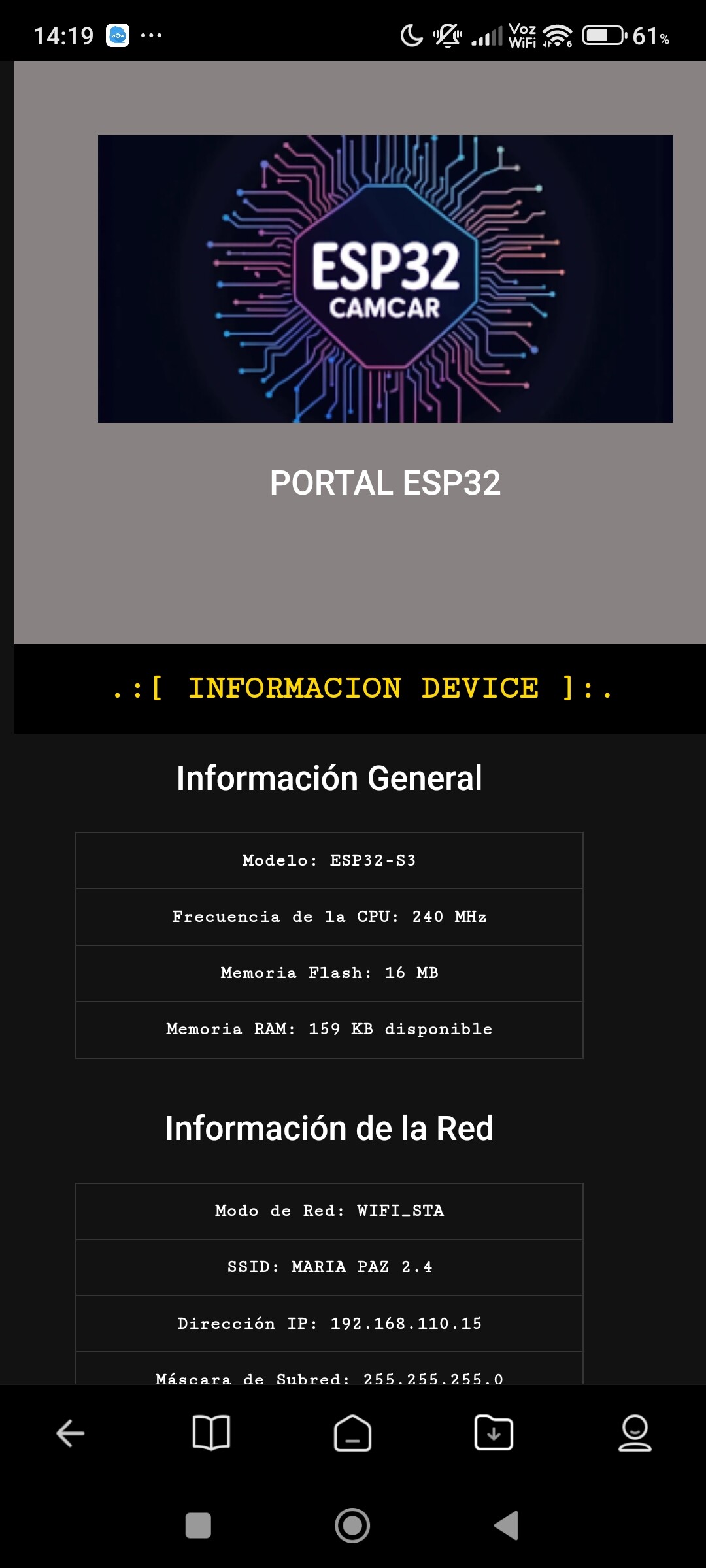 ESP32 coneccion modo STA - Page 2 - Microcontroladores - Arduino Forum