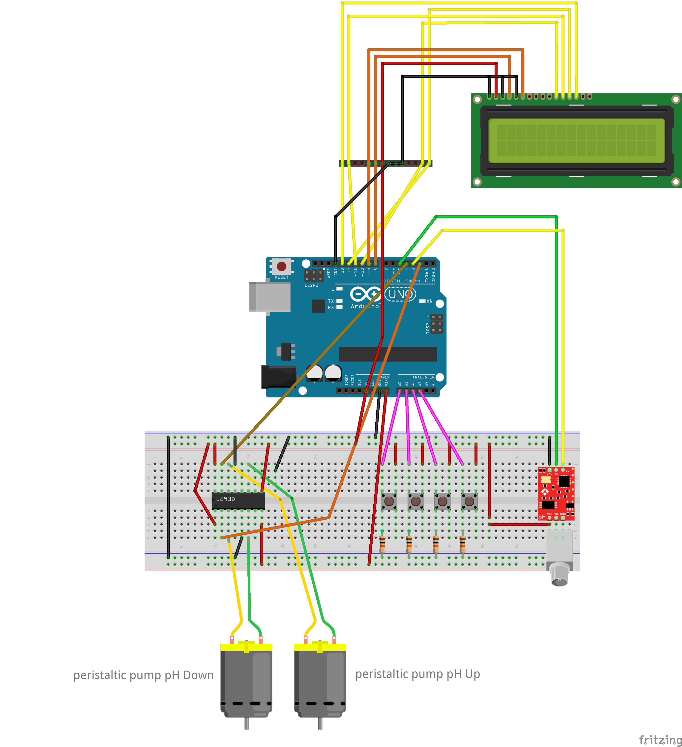 Remplacement partie circuit par L293D - Français - Arduino Forum