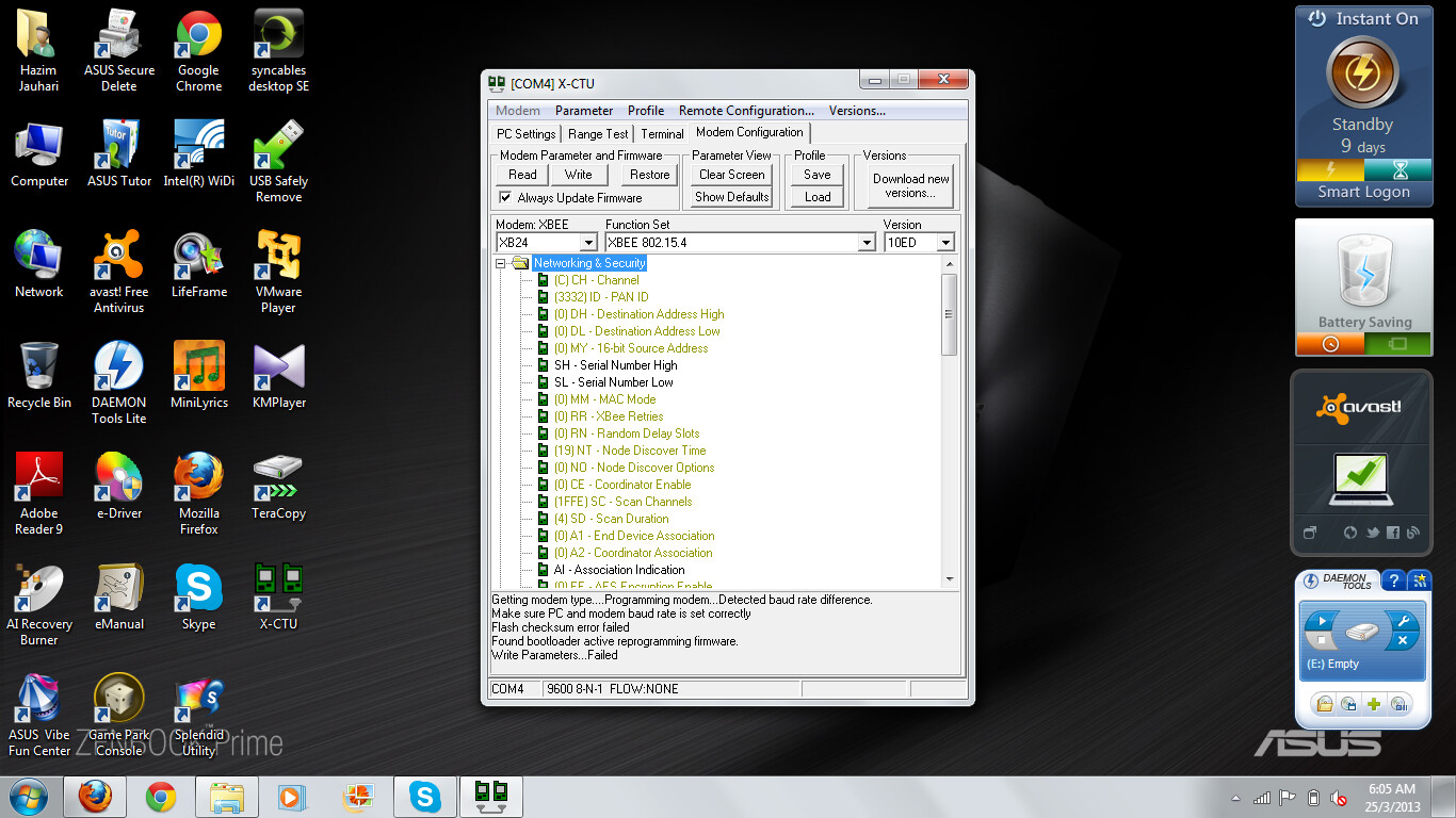 Xbee Found Bootloader active reprogramming firmware - Networking, Protocols, and Devices ...