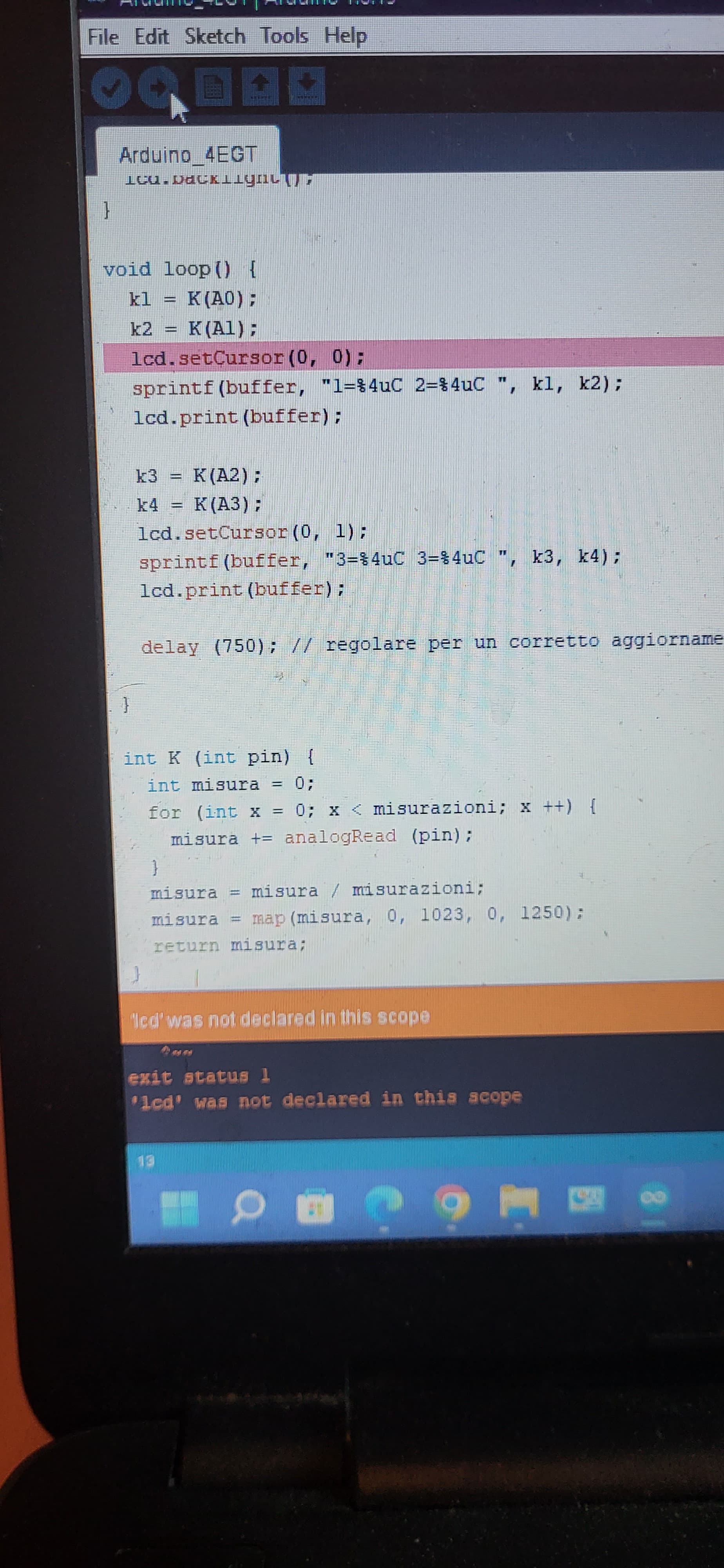 Schermo 16x2 e 4EGT su Auto - Page 2 - Software - Arduino Forum