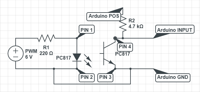 PC817 opto-isolator to Nano input not working - General Guidance ...