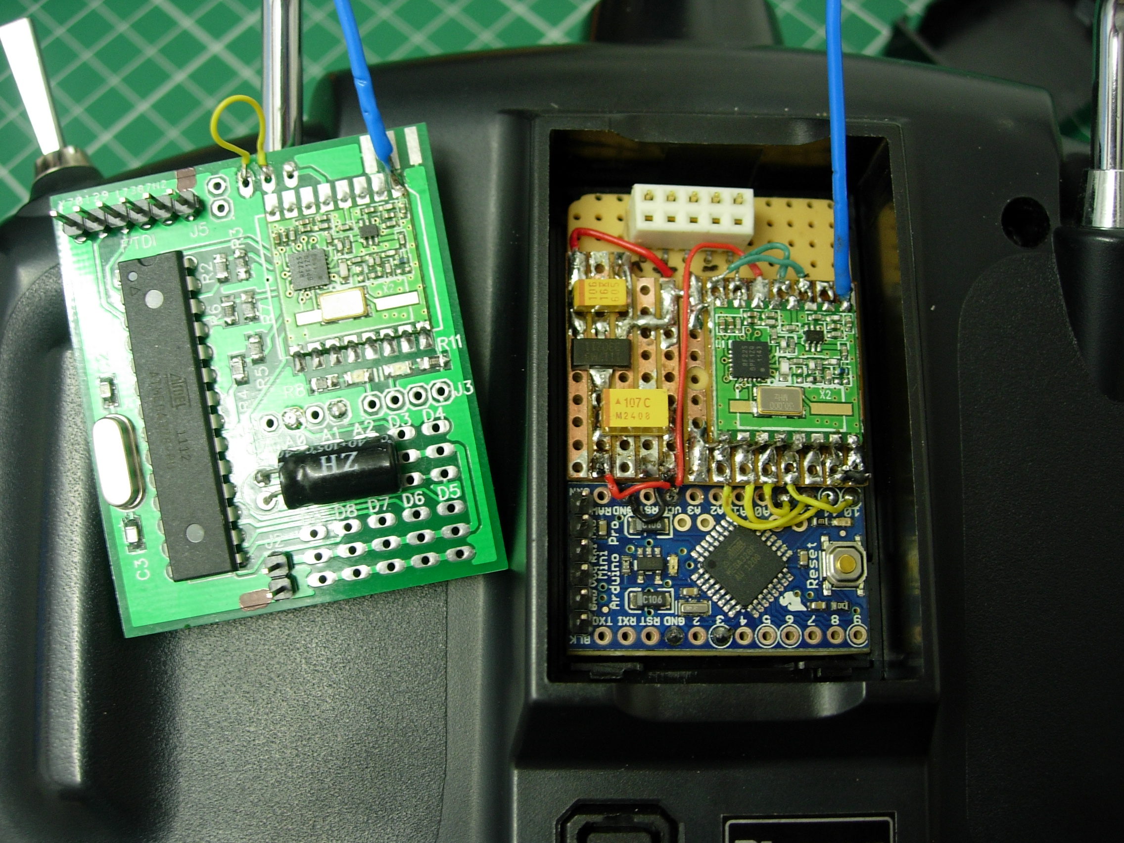 Cheap UHF spectrum analyzer (and RC tx rx) using RFM22 module - Page 6 ...