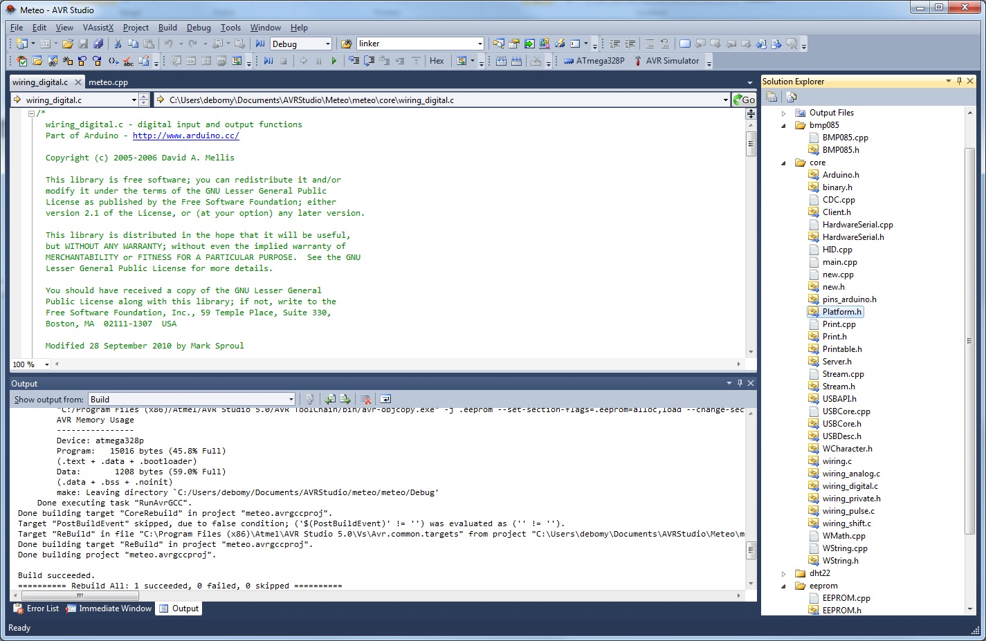 [Résolu] Intégration du langage Arduino dans AVR Studio 5 - Page 2 - Tutoriels et cours ...