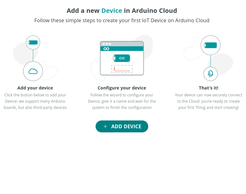 No option to add a 3rd party device on Chromebook - Cloud IoT - Arduino Forum