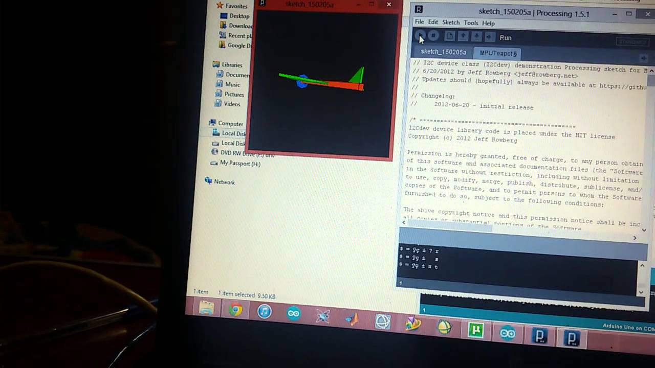 MPU9150 - Yaw drifting problem - Programming - Arduino Forum