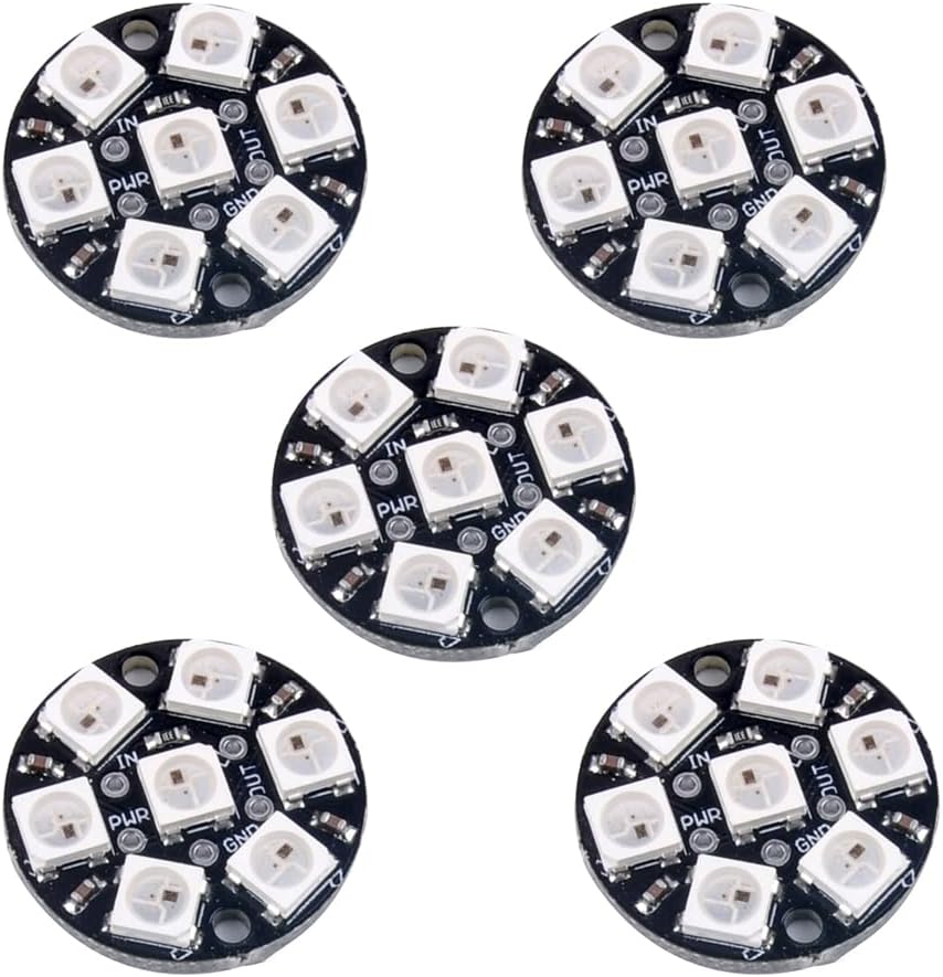 Powering 2 Neopixel Ring Lights Leds And Multiplexing Arduino Forum
