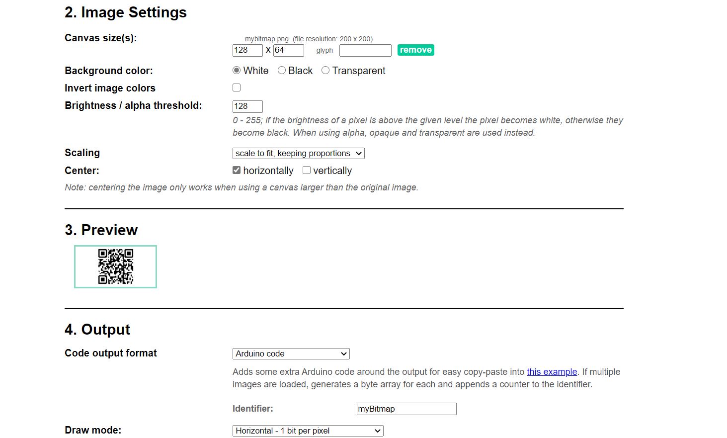 Bitmap image scale doubling vertically on Oled SSD1306 display - Displays - Arduino Forum