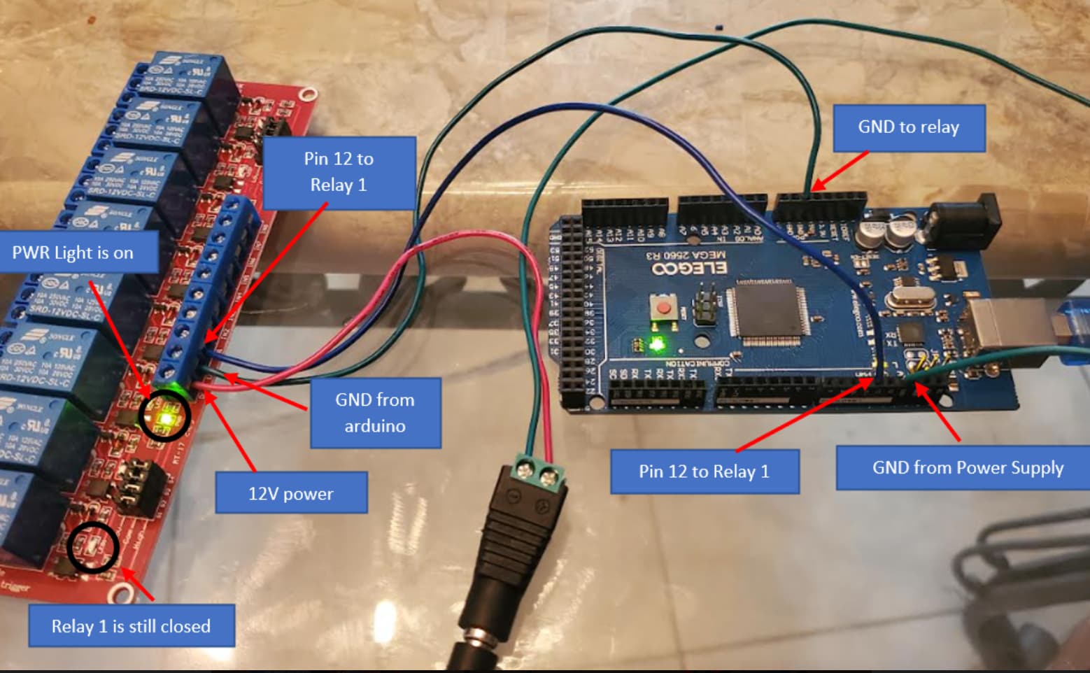Can't turn on 12v relay with output pins - General Electronics ...