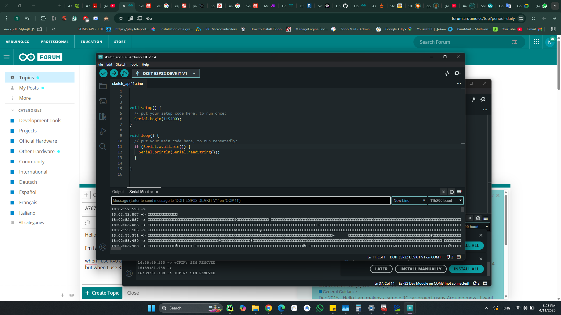 A7670G-labe problem with esp32 - 3rd Party Boards - Arduino Forum