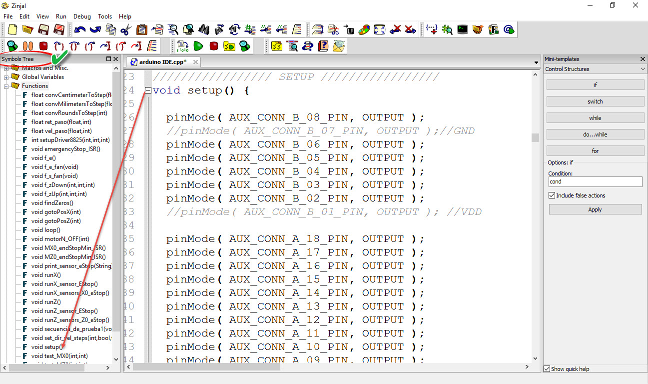 REQUEST: TREE SYMBOLS VIEW on STANDARD ARDUINO IDE - Libraries ...
