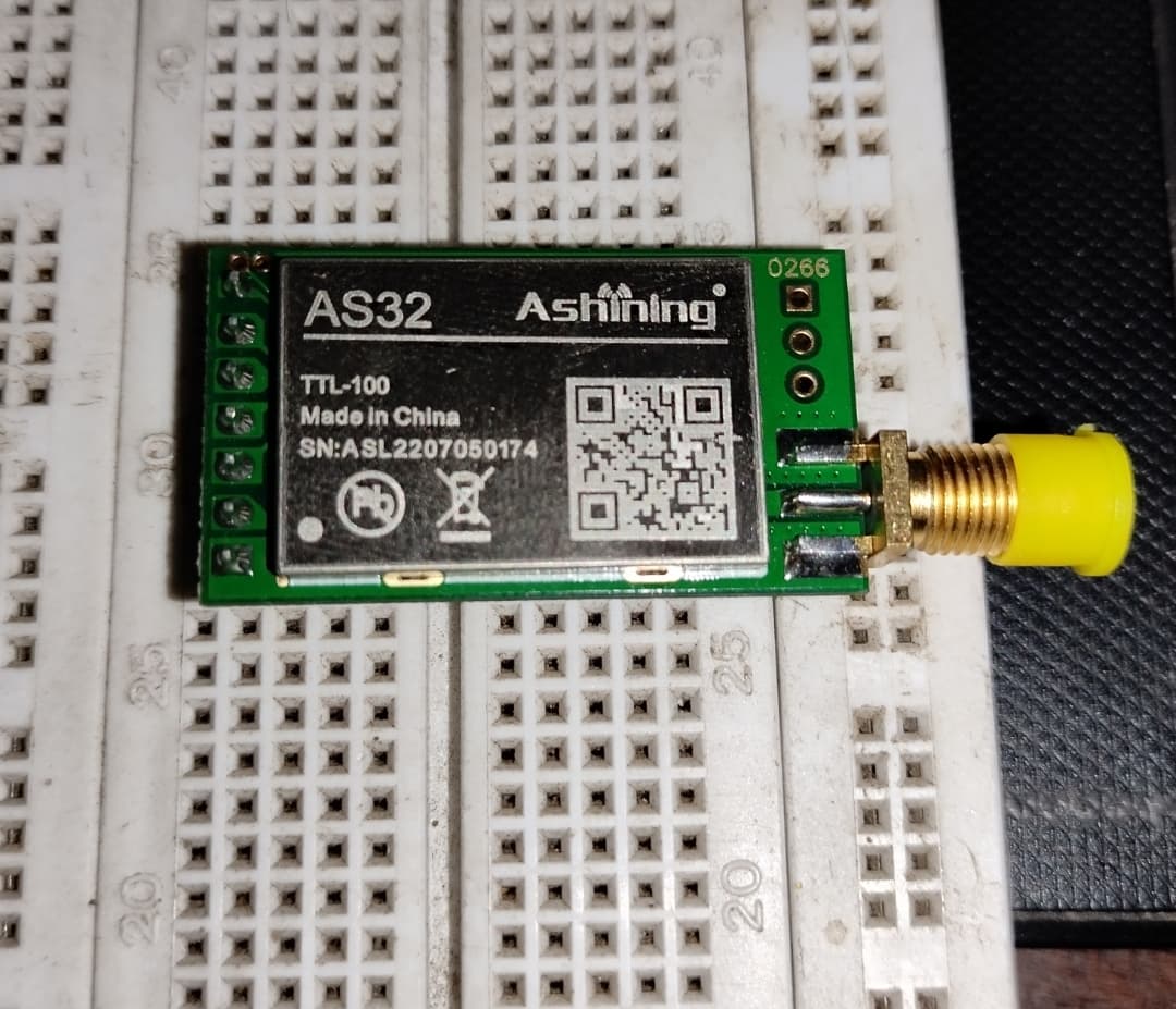 Problem interfacing with Lora AS32 TTL-100 wireless transreceiver module - General Guidance ...